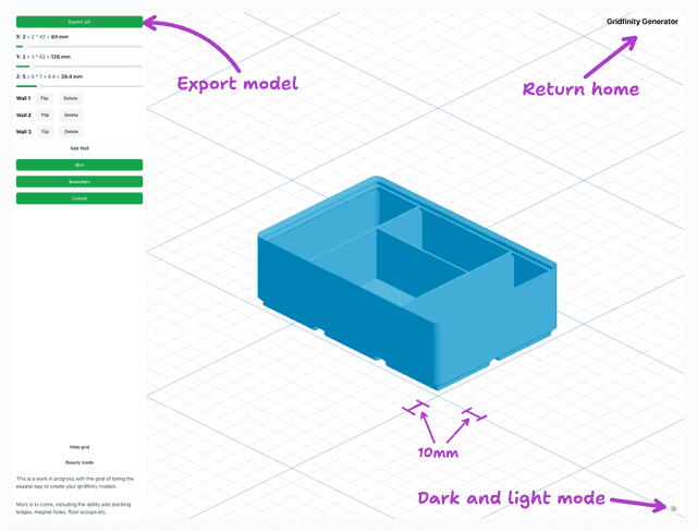Gridfinity Generator | Interactive tool
