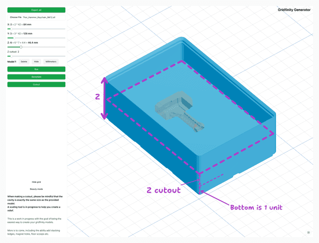 Gridfinity Generator | Interactive tool